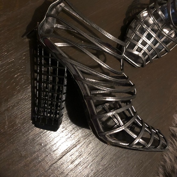 Yves Saint Laurent | Shoes | Ysl Caged Booties | Poshmark